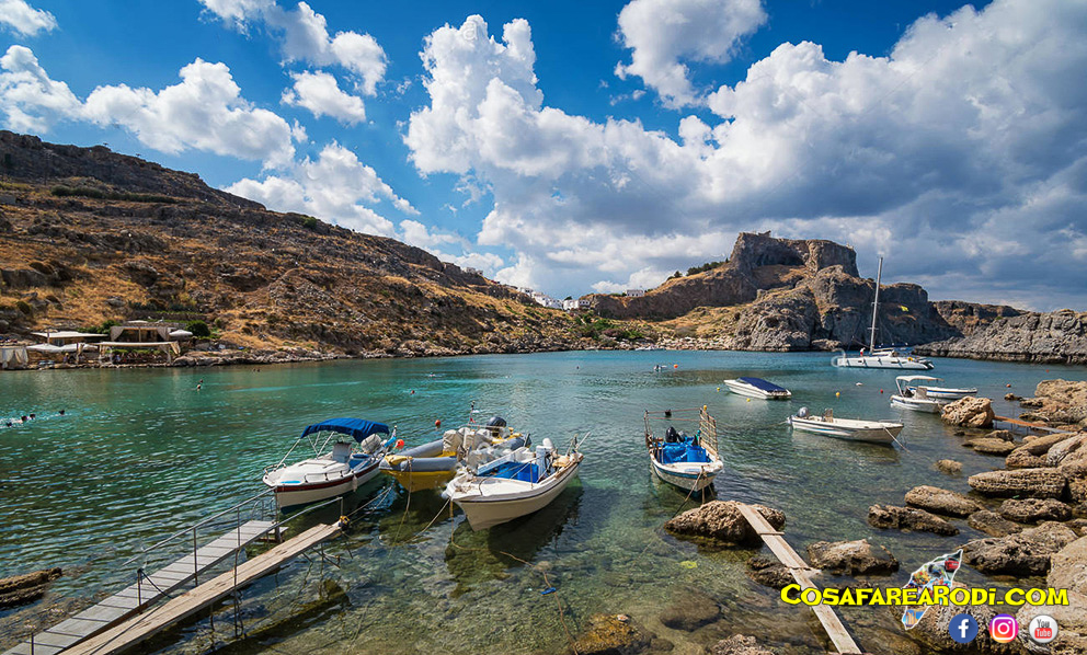 baia di san paul agios pavlos st paul www.cosafarearodi.com summer ...