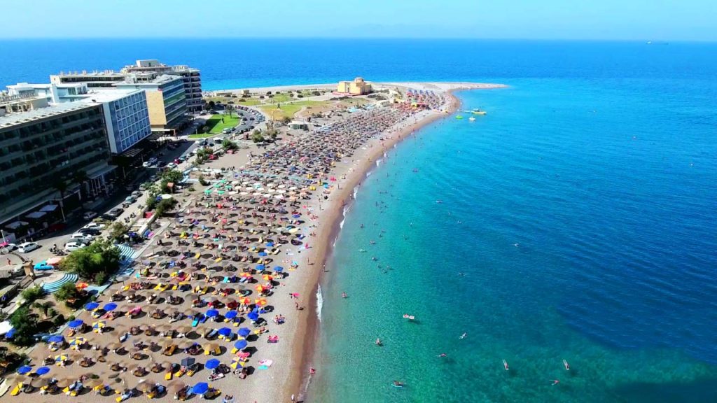 elli beach rhodes rodi elly beach www.cosafarearodi.com summer holidays ...